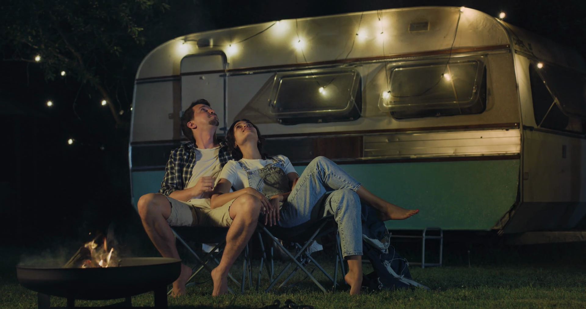 Cinematic Shot Of Happy Carefree Romantic Stock Footage SBV-348528557 ...