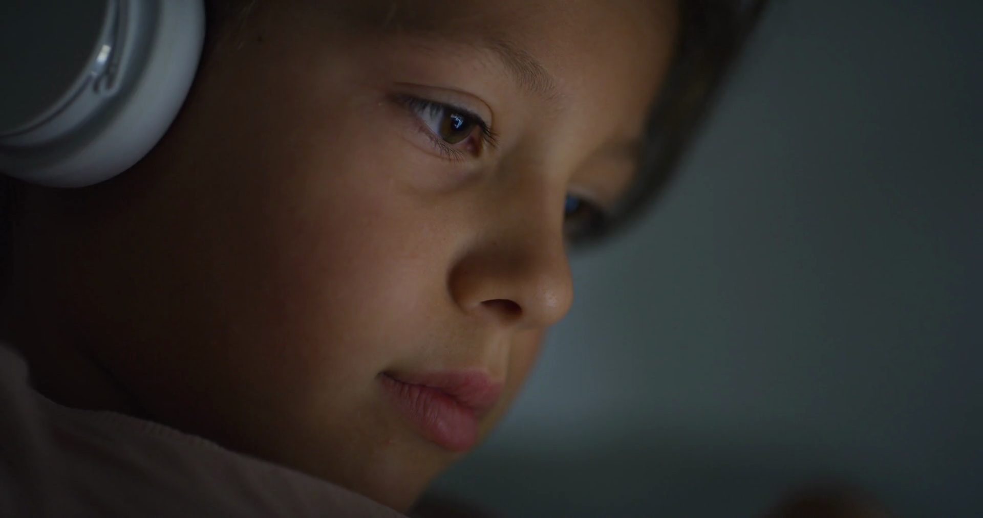 Little Girl Watching Video On Digital Tablet Stock Footage SBV ...