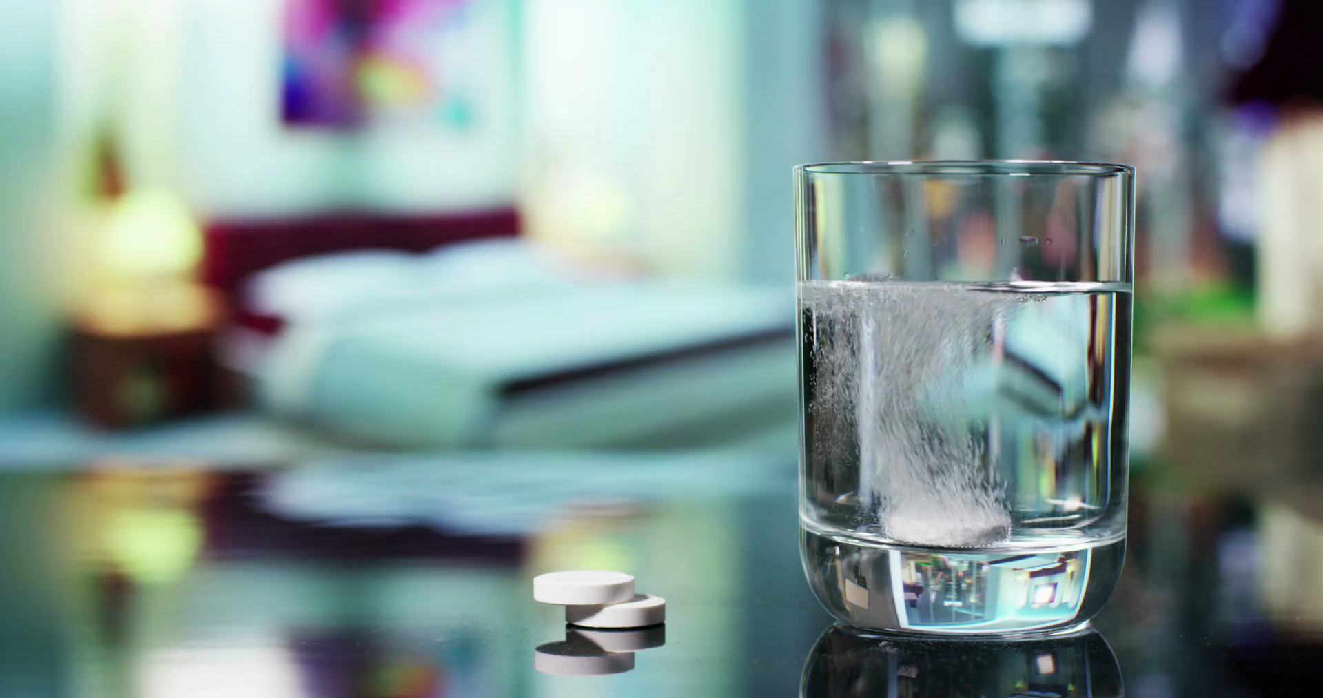 In Bedroom Going To Sleep Effervescent Stock Footage SBV-348678114 ...