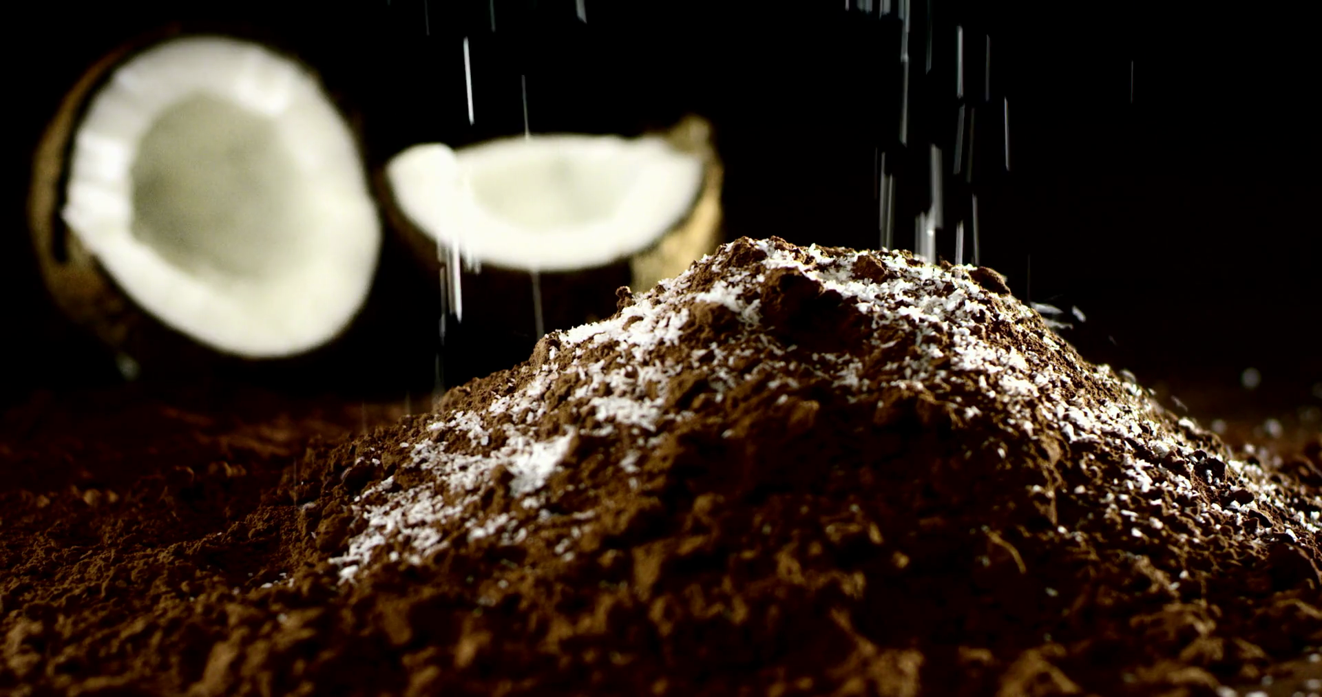 Super Slow Motion Of Cocoa Powder Dosage Stock Footage SBV-348678148 ...