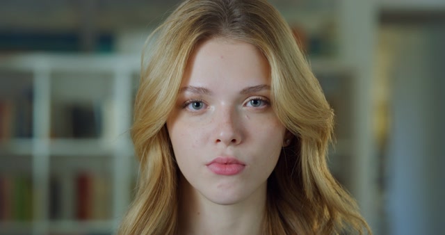 Girl Looking At Camera Stock Footage: Royalty-Free Video Clips ...