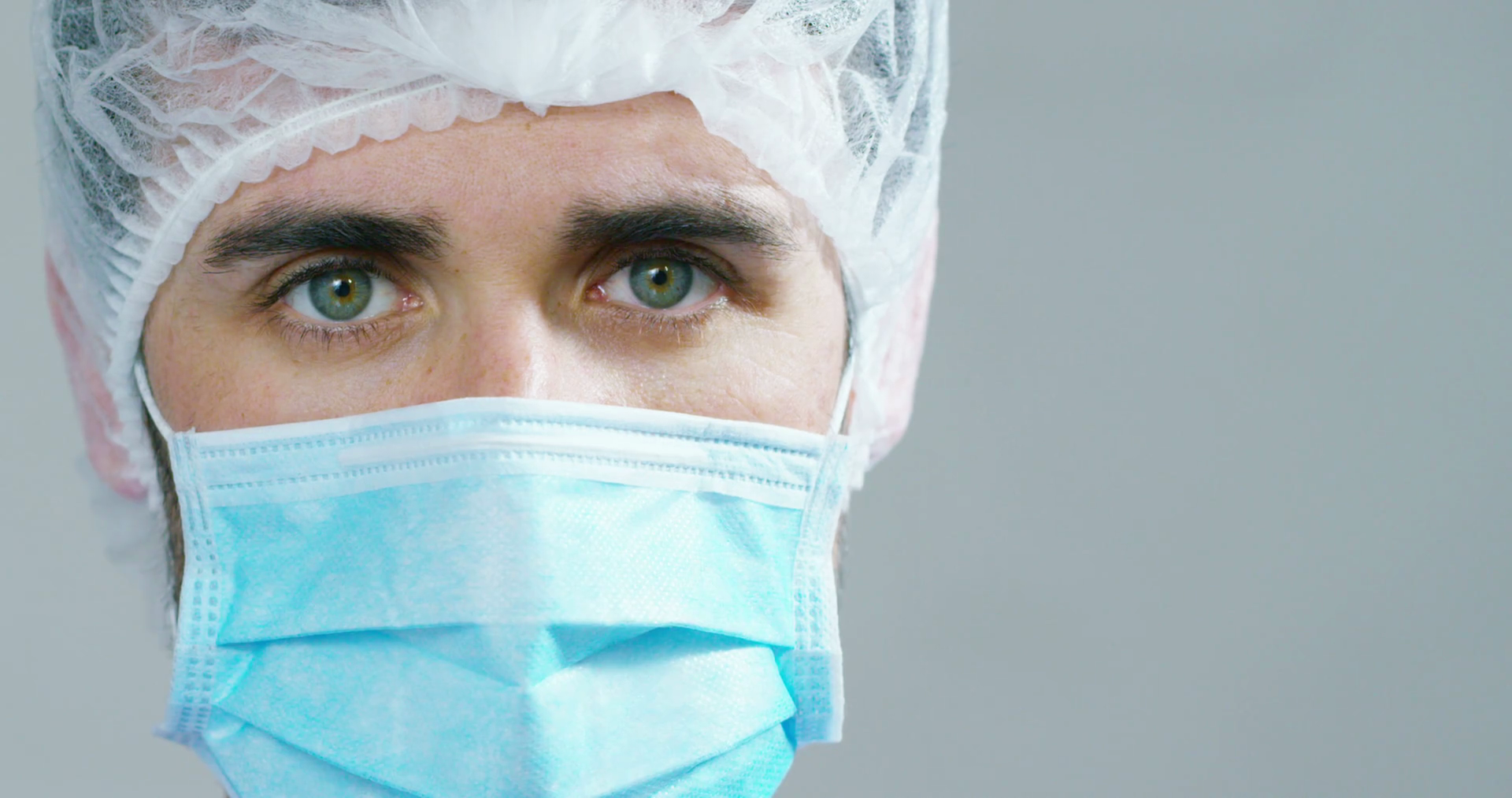 Portrait Of Physician Surgeon Looks Proud Stock Footage SBV-348931209 ...