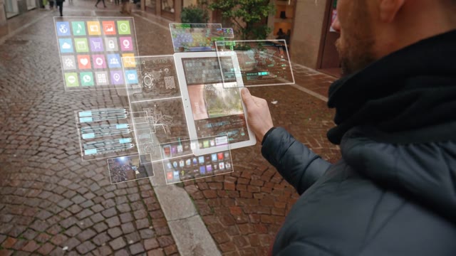 Augmented Reality Mobile Stock Footage: Royalty-Free Video Clips ...