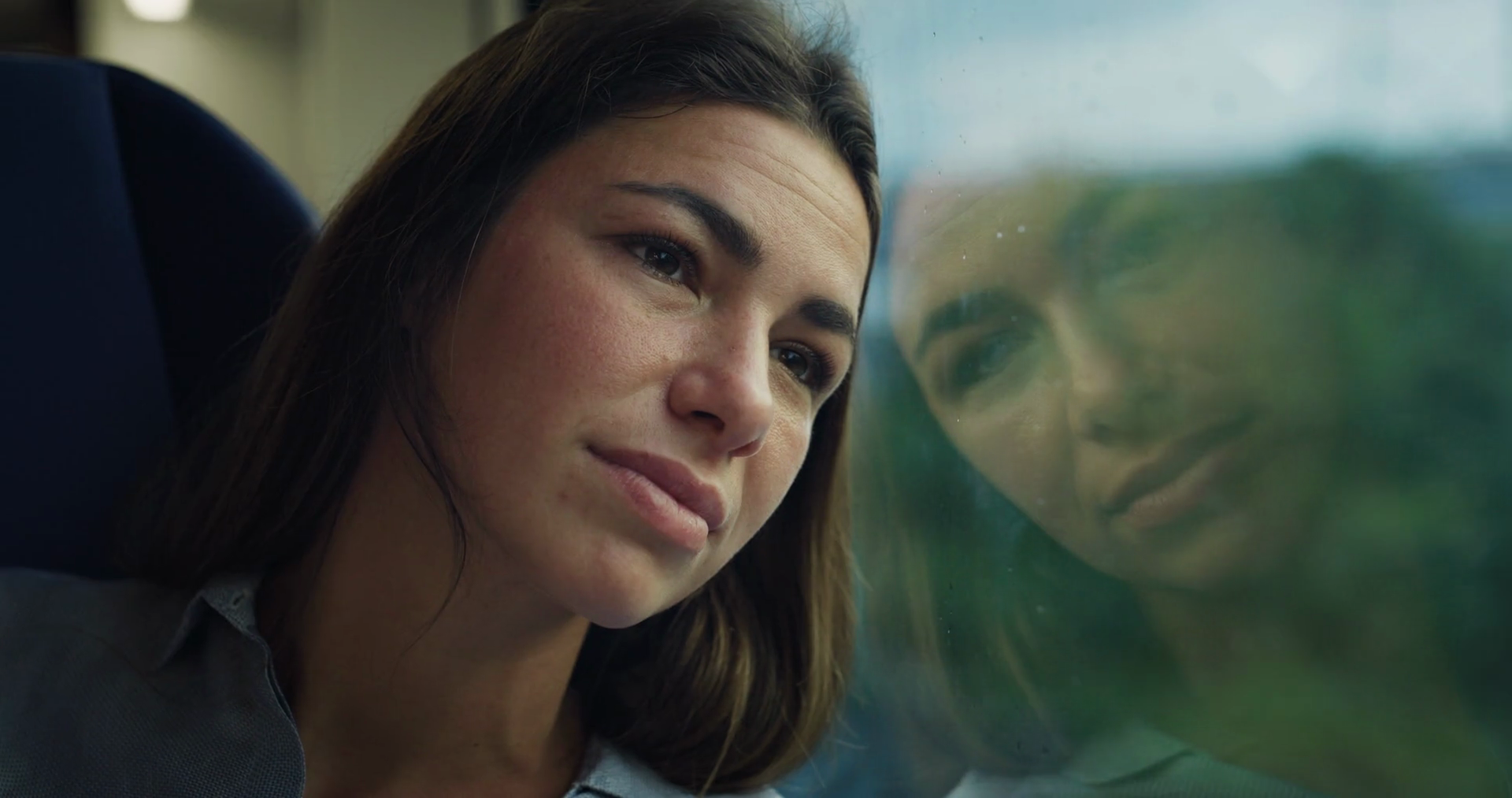 Cinematic Close Up Shot Of Young Woman Stock Footage SBV-348479186 ...