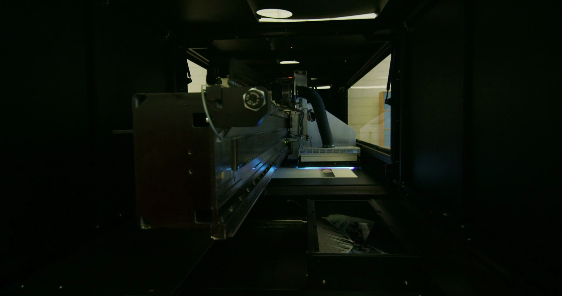 Shot Of Inside Of Professional Printer Stock Footage SBV-348893768 ...