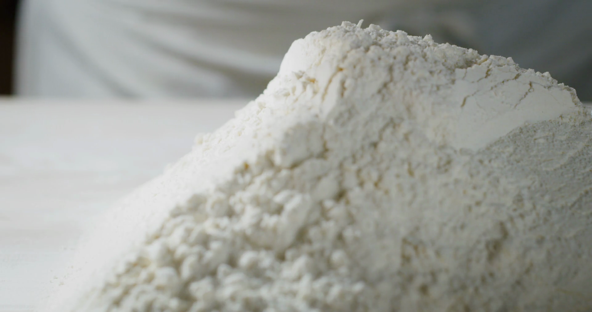 A Baker Prepares Flour On Traditional Wooden Stock Footage SBV ...