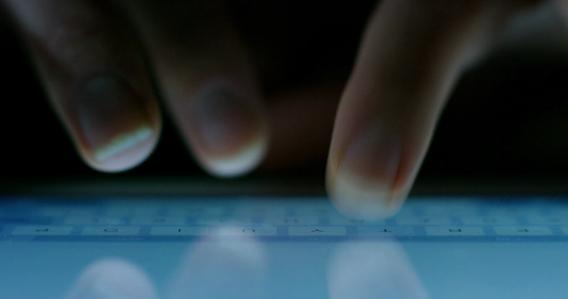 Hand Typing Touch Screen Lcd Interacts With Stock Footage SBV-348893810 ...