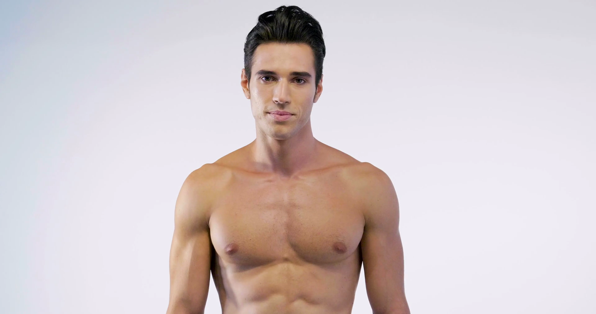 Portrait Of Beautiful Man Smiling Showing Stock Footage SBV-348619091 ...