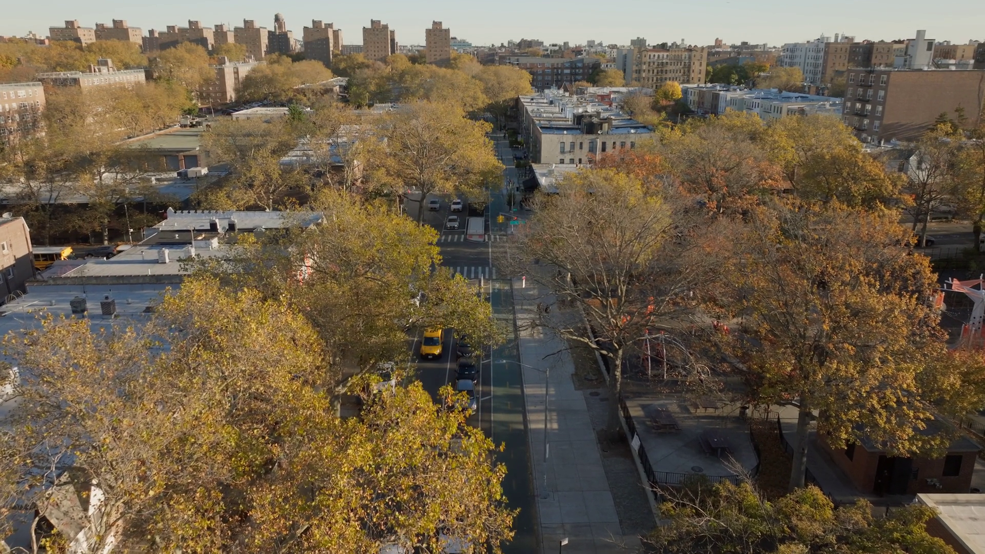 Urban Landscape Revealing Queens Street Stock Footage SBV-351747849 ...