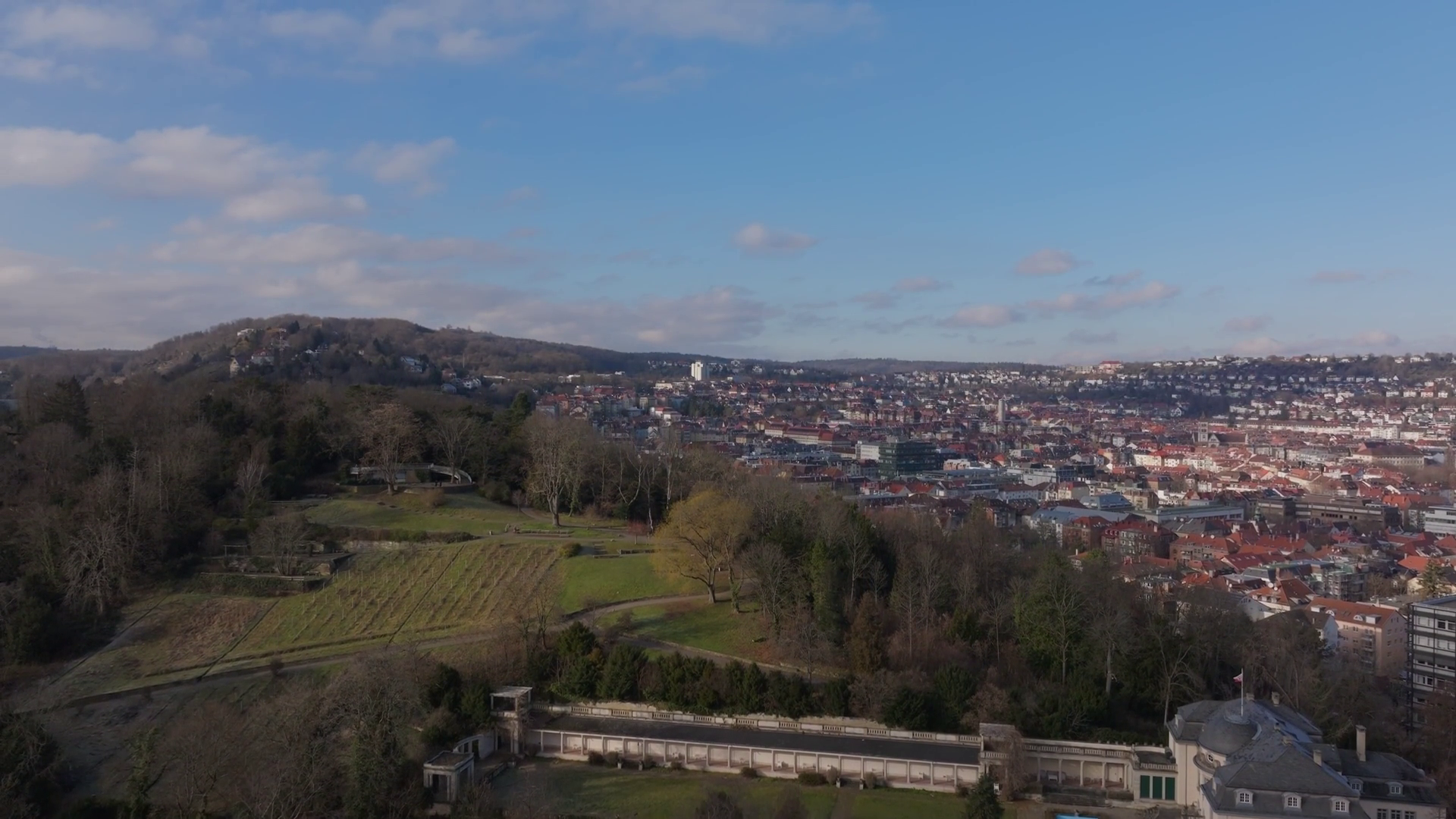 Stuttgart Cityscape Unfolding From Stock Footage SBV-351848058 ...