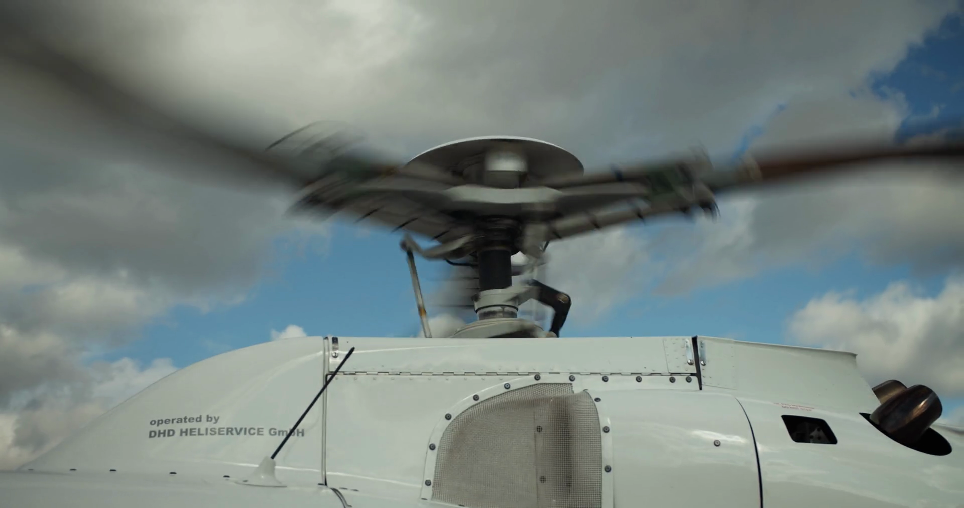 Close Up Footage Of Rotating Main Rotor Of Stock Footage SBV-348460666 ...