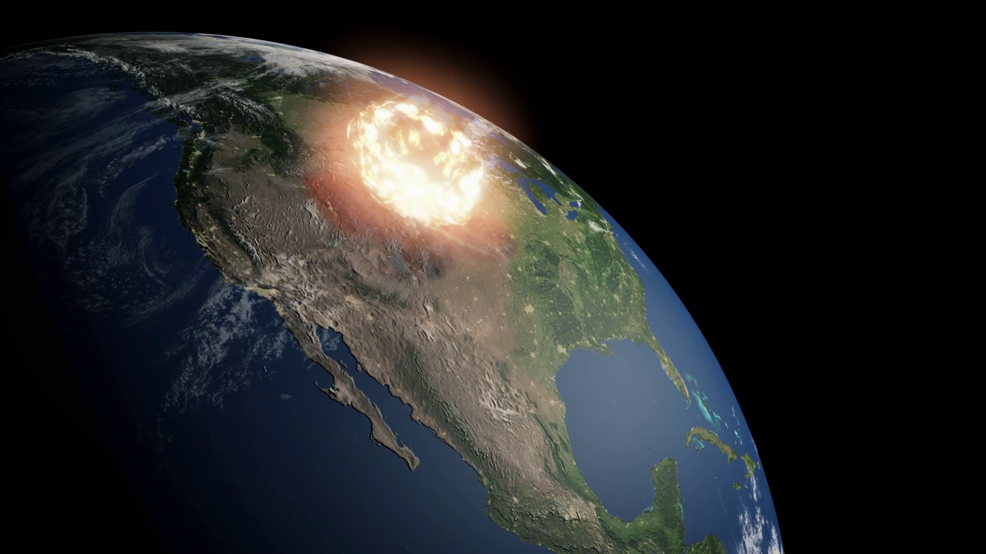 Aerial View Of Huge Explosion On American Stock Footage SBV-348673542 ...