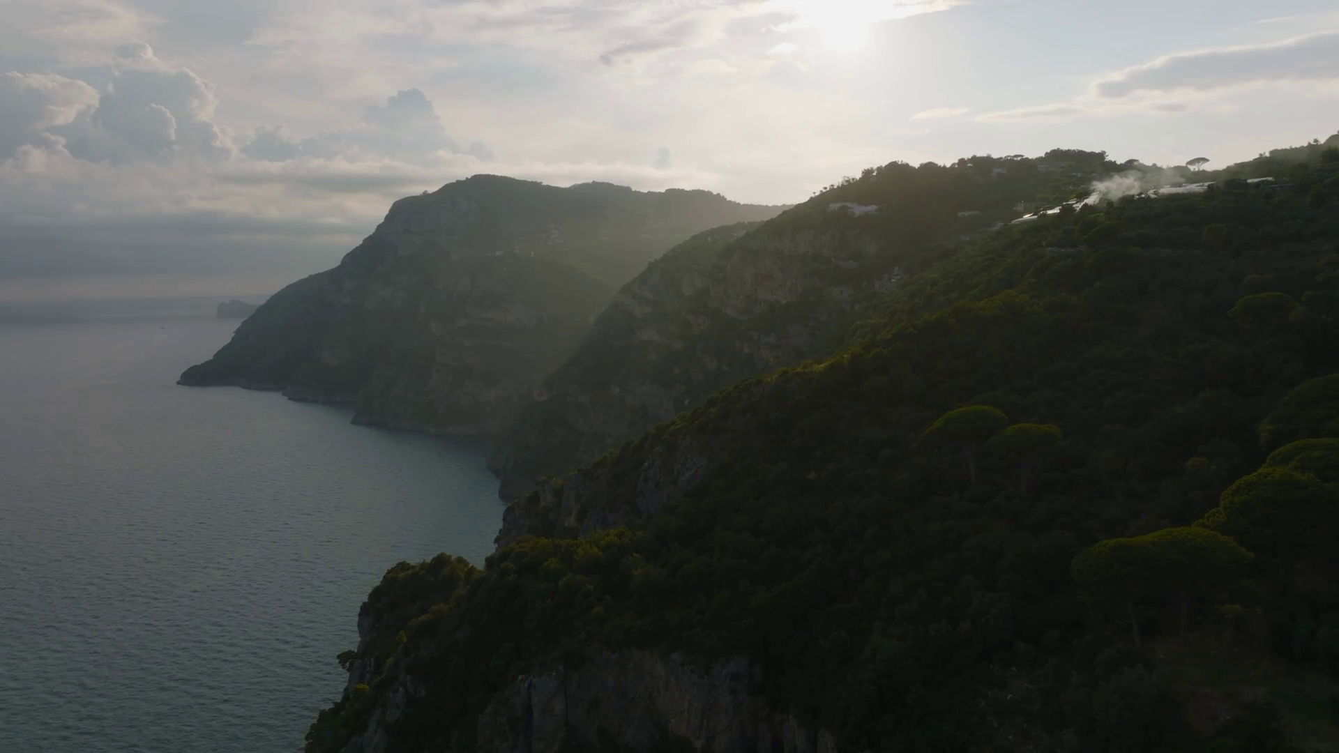 Aerial Slide Pan Footage Of Ridge With Stock Footage SBV-347690979 ...