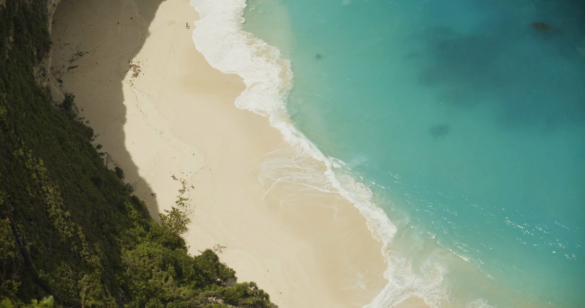 Close Up Slow Motion Shot Of Blue Waves Stock Footage SBV-347710371 ...