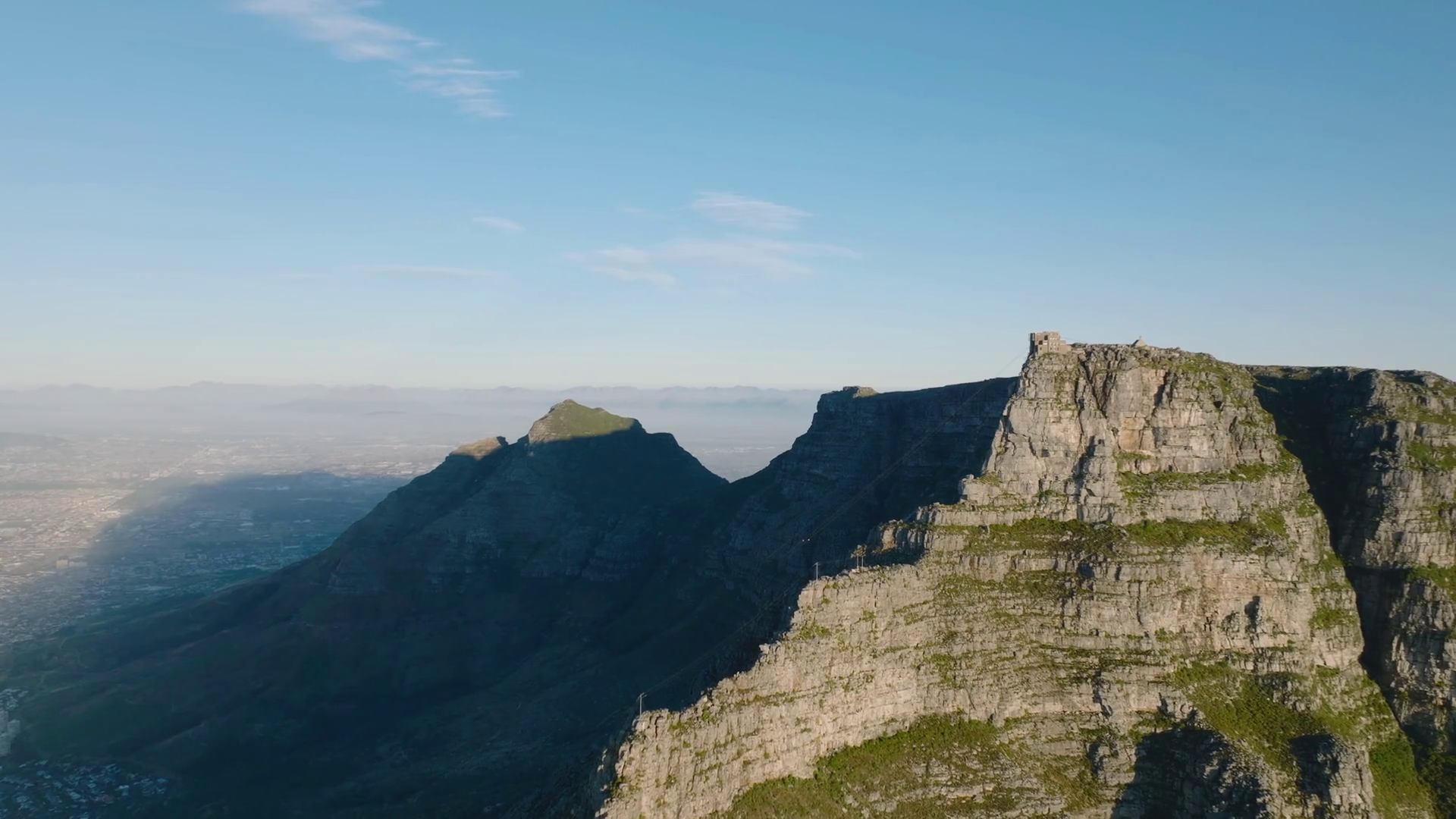 Massive Rock Mountain Ridge With Flatted Top Stock Footage SBV ...