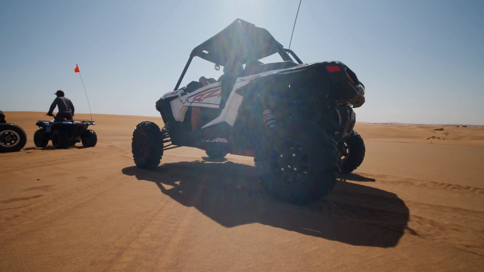 Fast Sand Buggy Driving On Sand Dunes In Stock Footage SBV-347712299 ...