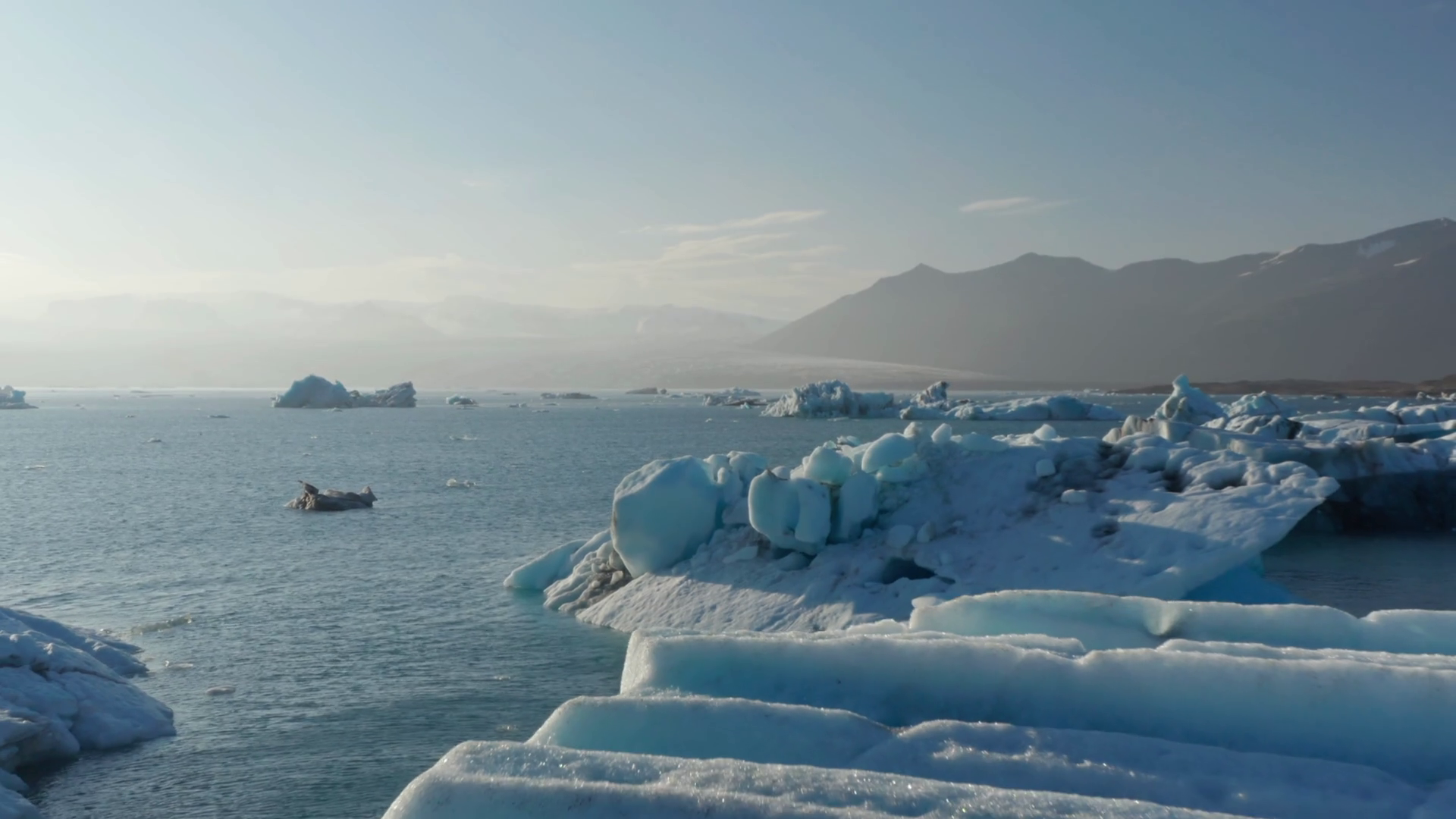 Amazing Arctic Landscape Scenery Backwards Stock Footage SBV-347678901 ...