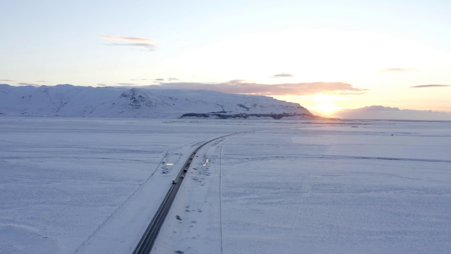 Aerial: High Over Snow White Landscape With Stock Footage SBV-347682910 ...