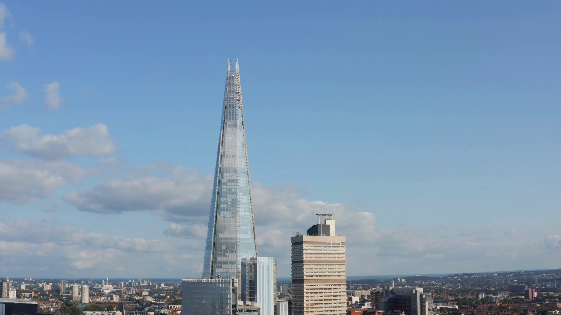 Elevated View Of Futuristic Design Office Stock Footage SBV-347639757 ...
