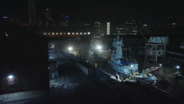 Dockyard Night Stock Footage: Royalty-Free Video Clips - Storyblocks