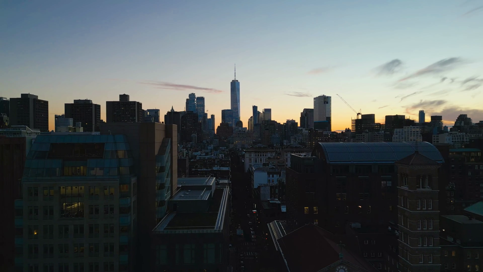 Aerial Panoramic View Of Metropolis At Stock Footage SBV-347553238 ...