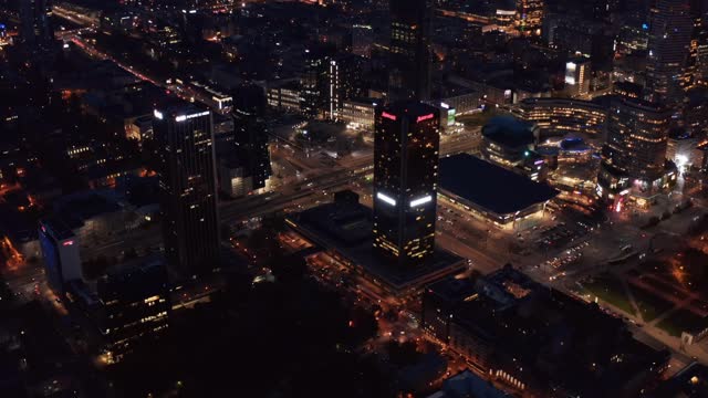 Overhead Night City Stock Footage: Royalty-Free Video Clips - Storyblocks
