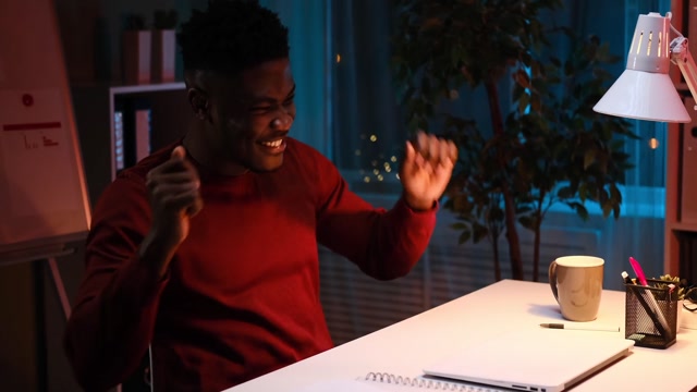 Man Getting Up From Desk Stock Footage: Royalty-Free Video Clips ...