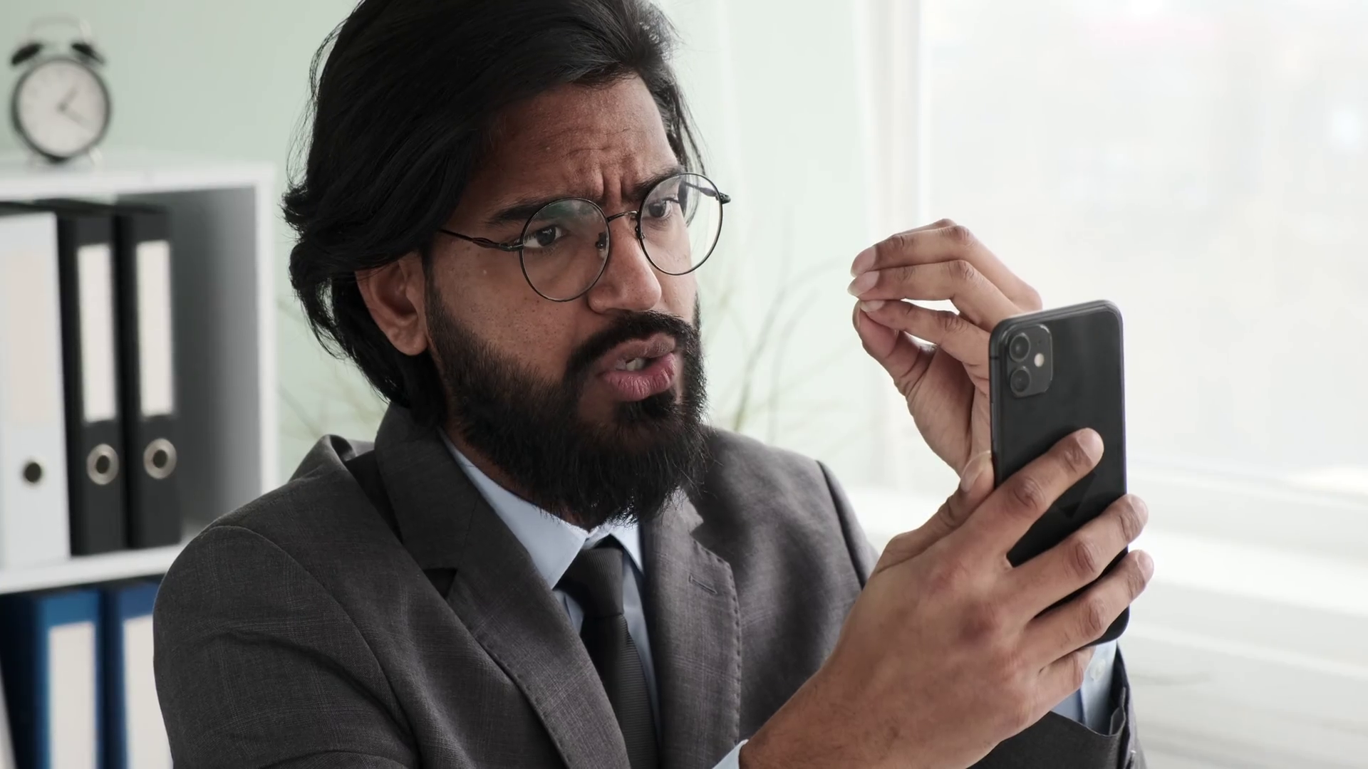 Busy Indian Businessman On Video Call Stock Footage SBV-347656980 ...