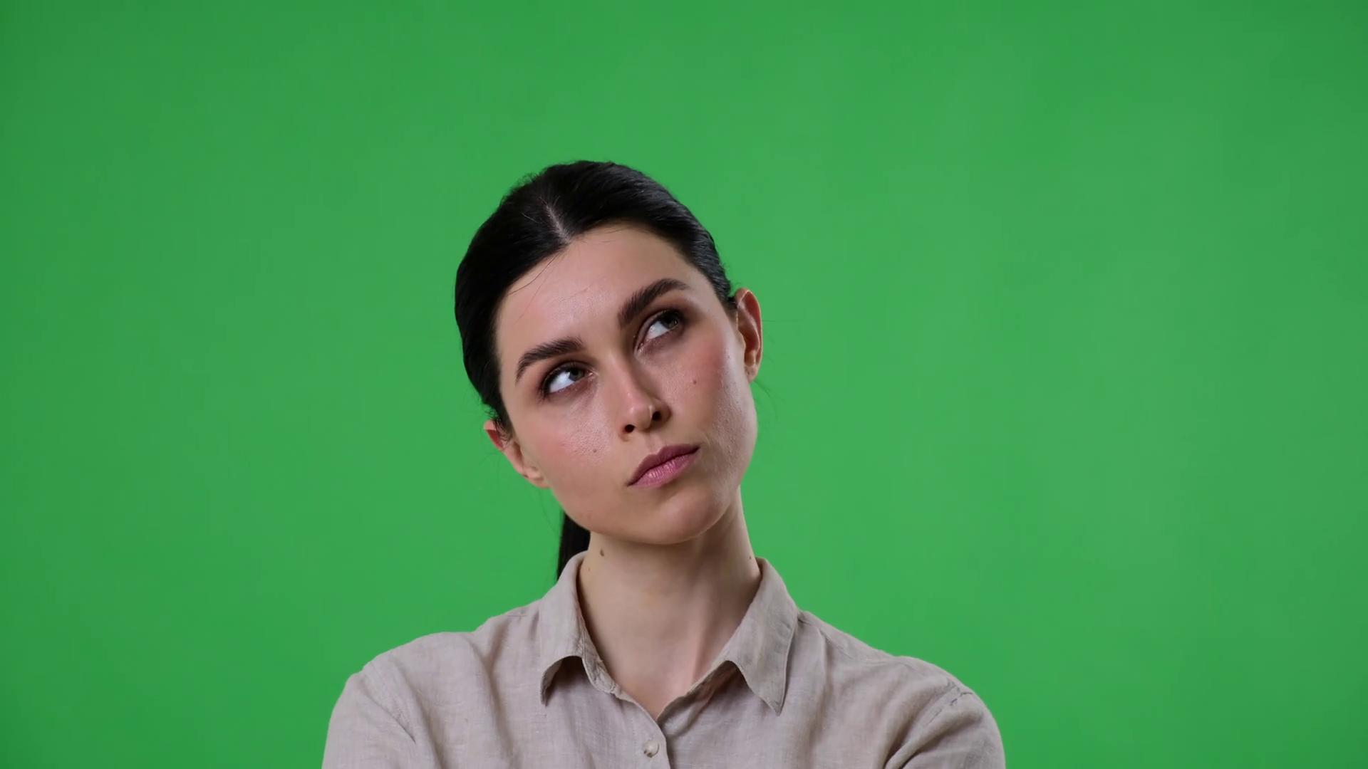 Thoughtful Woman Making Choice Stock Footage SBV-347660919 - Storyblocks