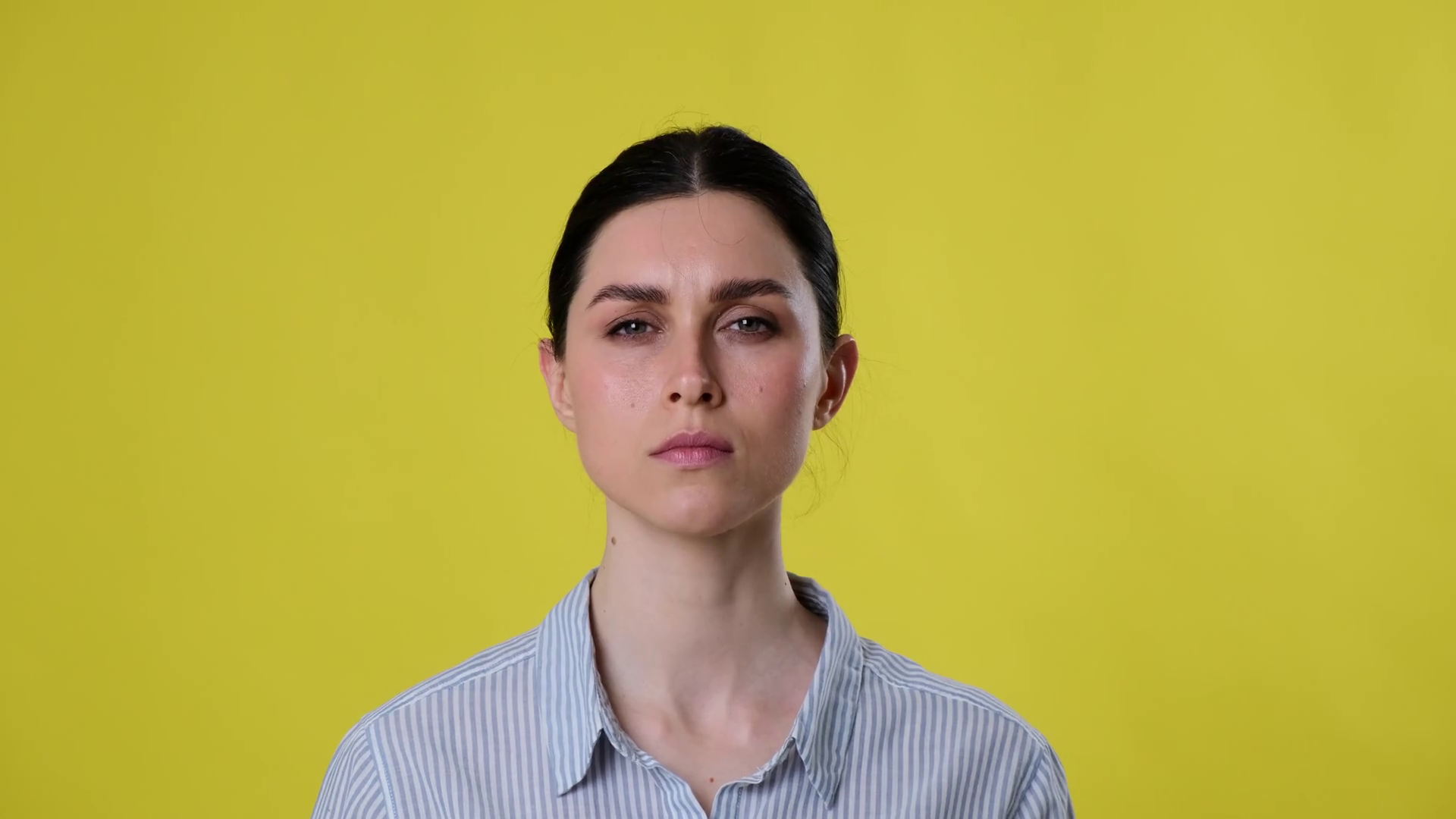 Disappointed Caucasian Woman Rejecting Stock Footage SBV-347689304 - Storyblocks