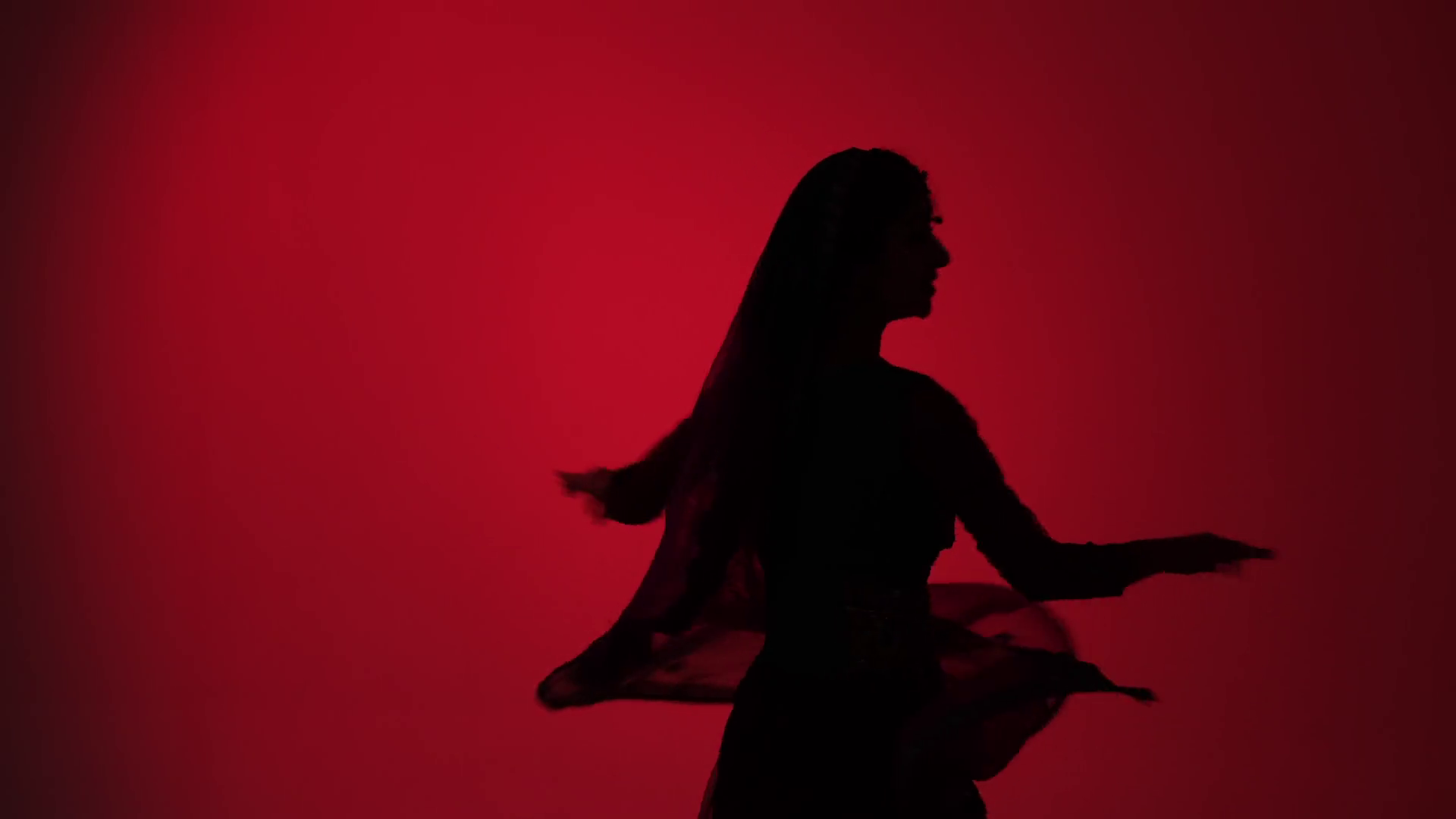 Indian Dancer's Skillful Movements In Stock Footage SBV-347689451 ...