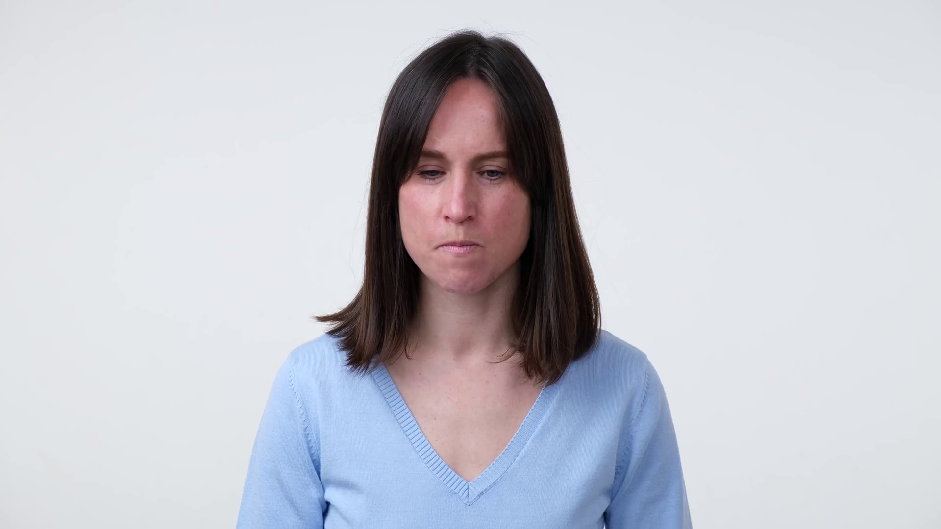Frustrated Caucasian Woman Gesturing With Stock Footage SBV-347689583 ...