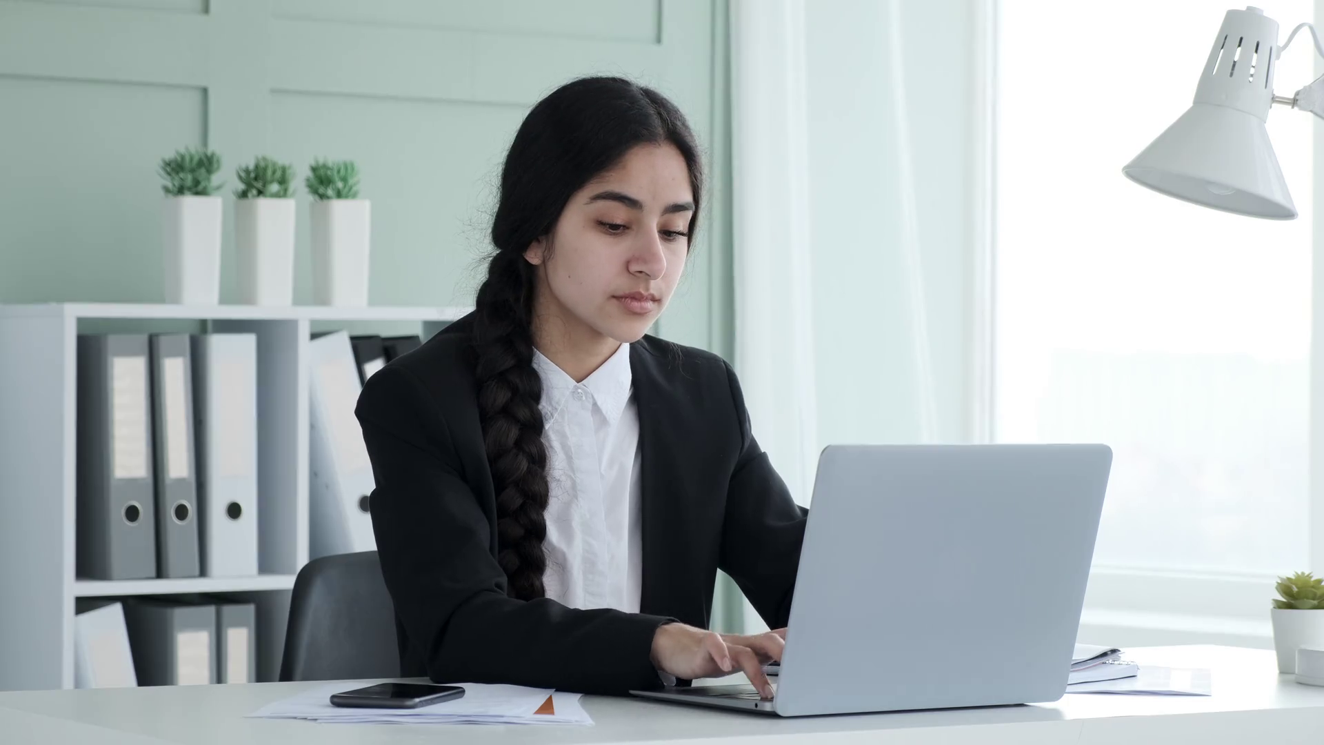 Frustrated Indian Businesswoman Have Working Stock Footage SBV-347660987 - Storyblocks