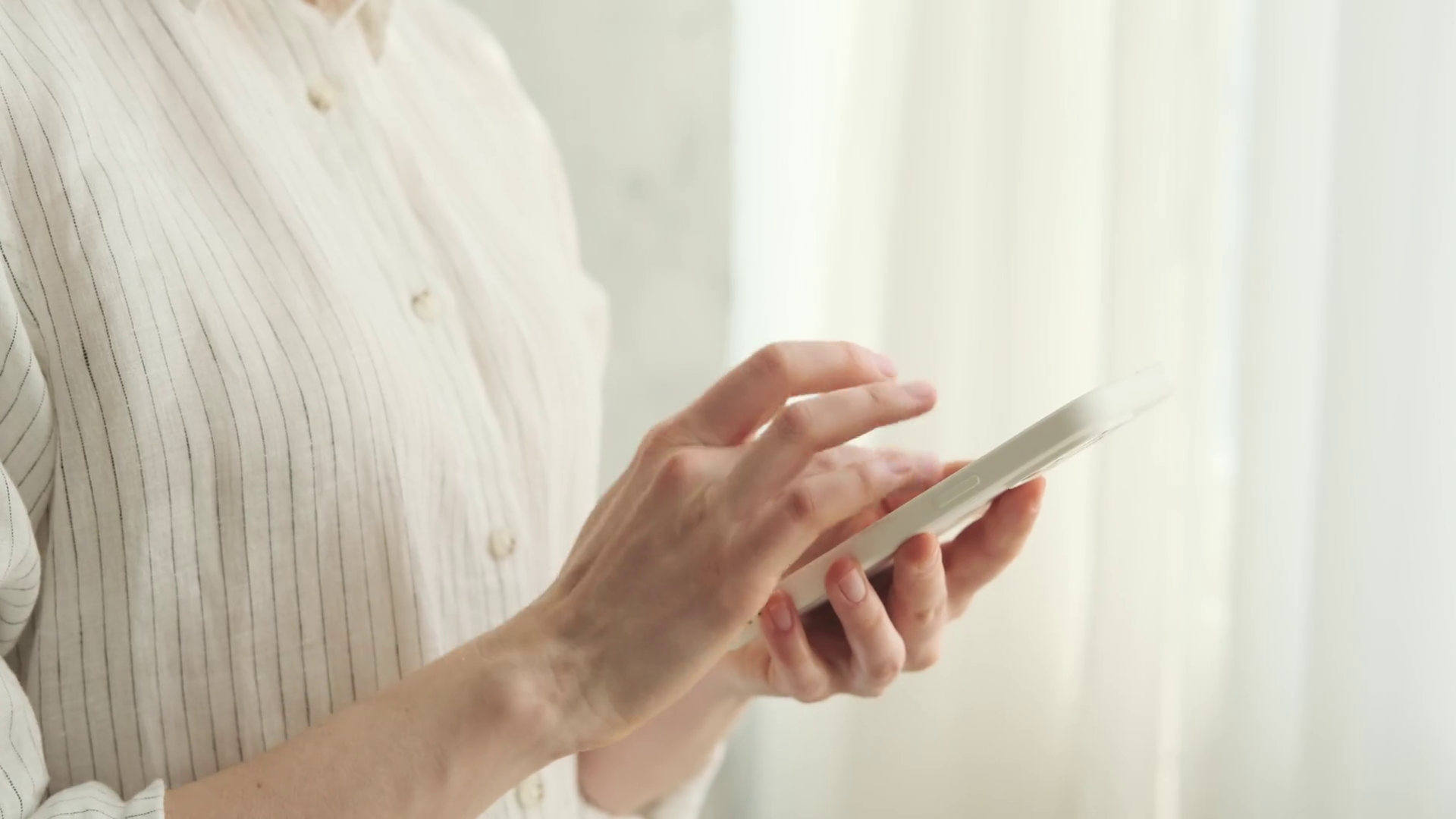 Woman Hands Swiping Using Phone Stock Footage SBV-347670223 - Storyblocks