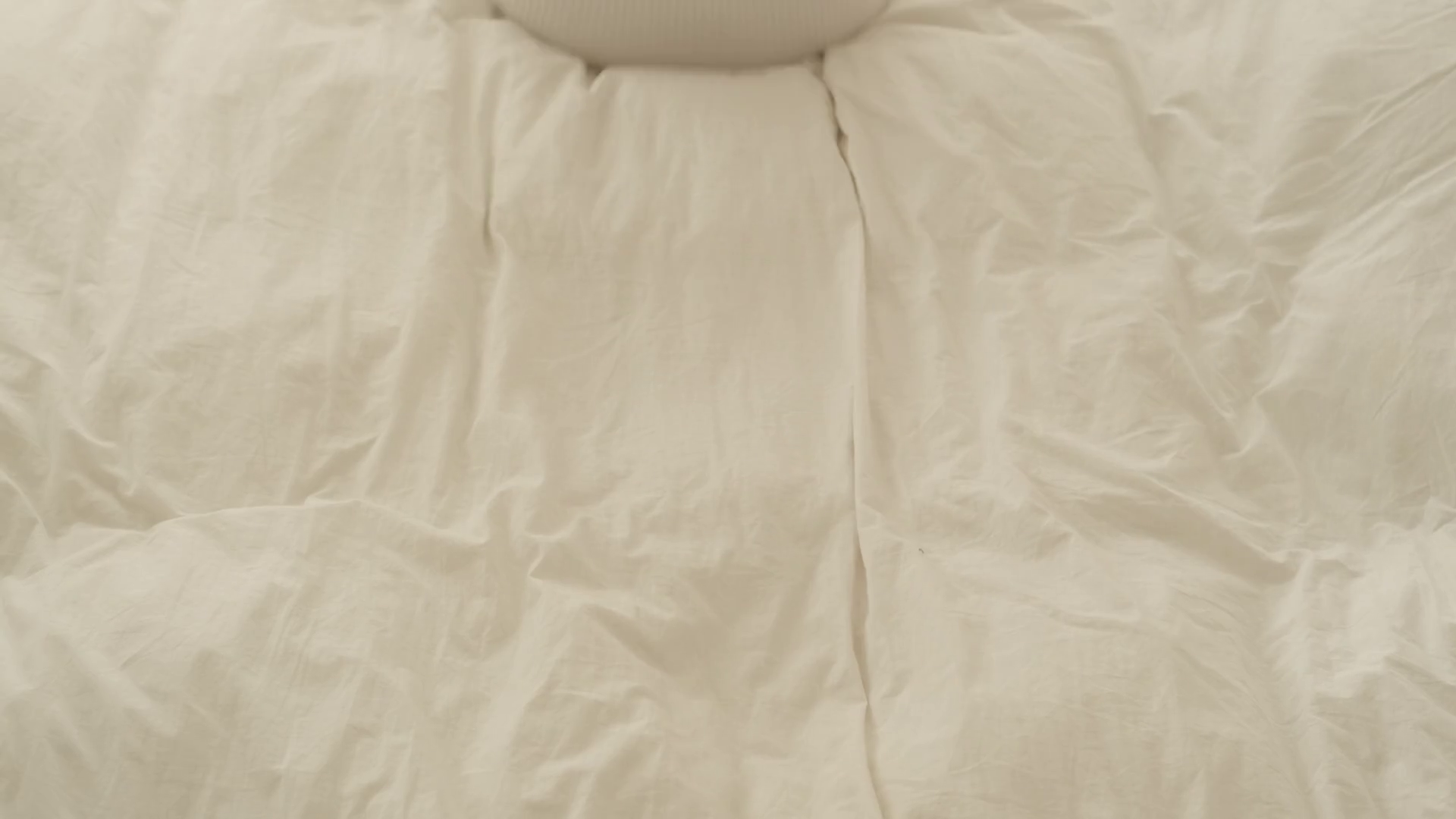 Happy Woman Joyfully Falling Onto Bed Smiling Stock Footage SBV ...