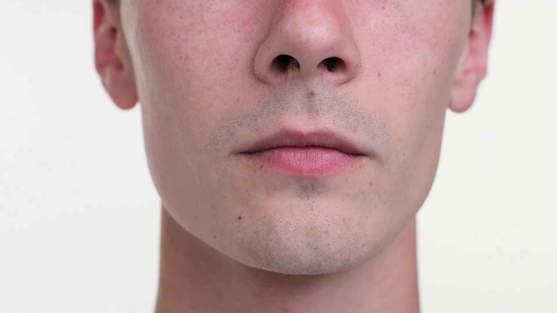 Close-up Of Man Lips Applying Lip Balm On Stock Footage SBV-348775152 ...