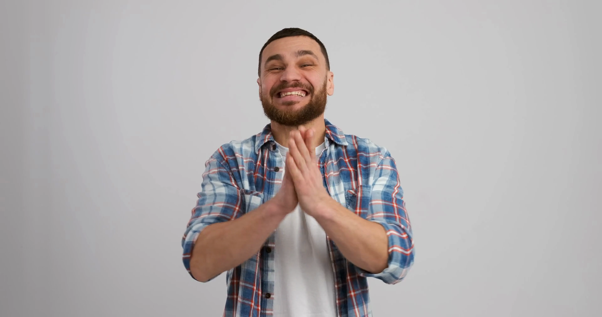 Excited Man Cheering Clapping Stock Footage SBV-332783979 - Storyblocks