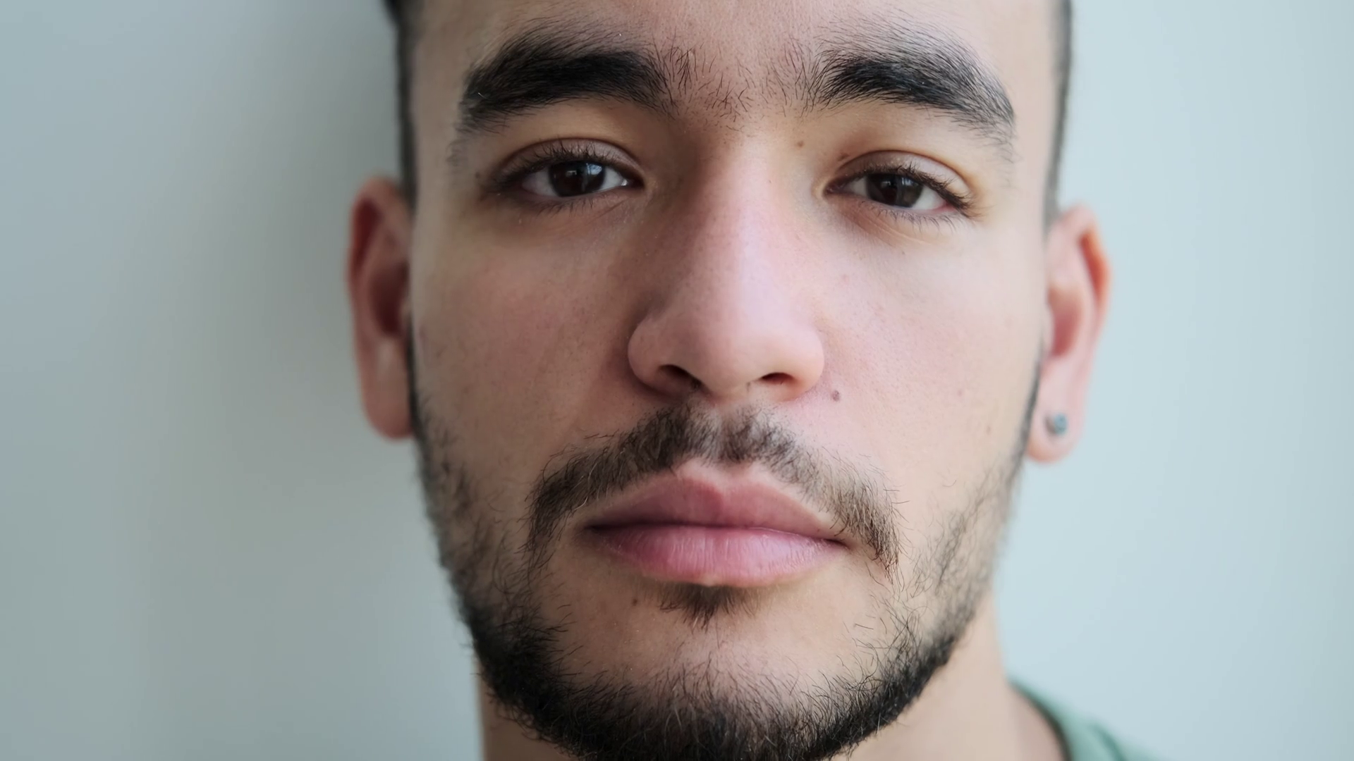 Face Of Man Blinking Eyes Stock Footage SBV-346559991 - Storyblocks