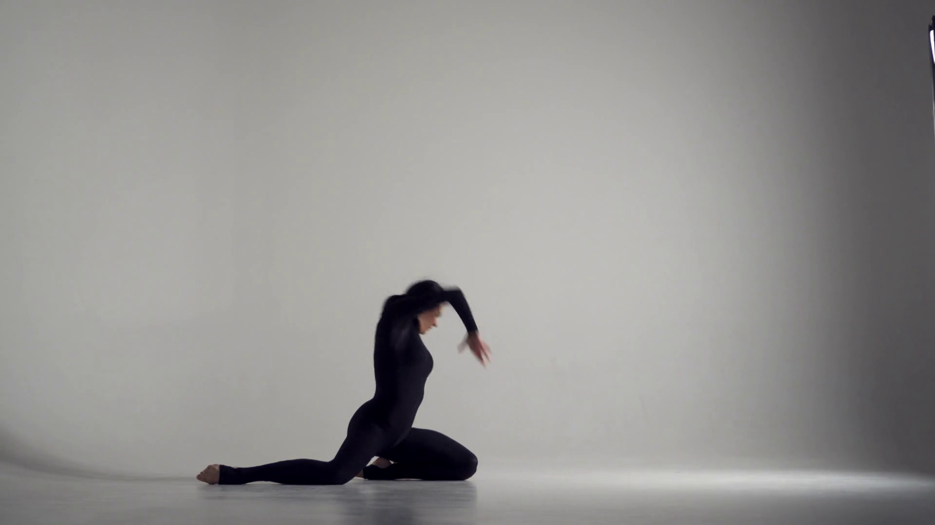 Flexible Woman Dancing In Studio Stock Footage SBV-330622398 - Storyblocks