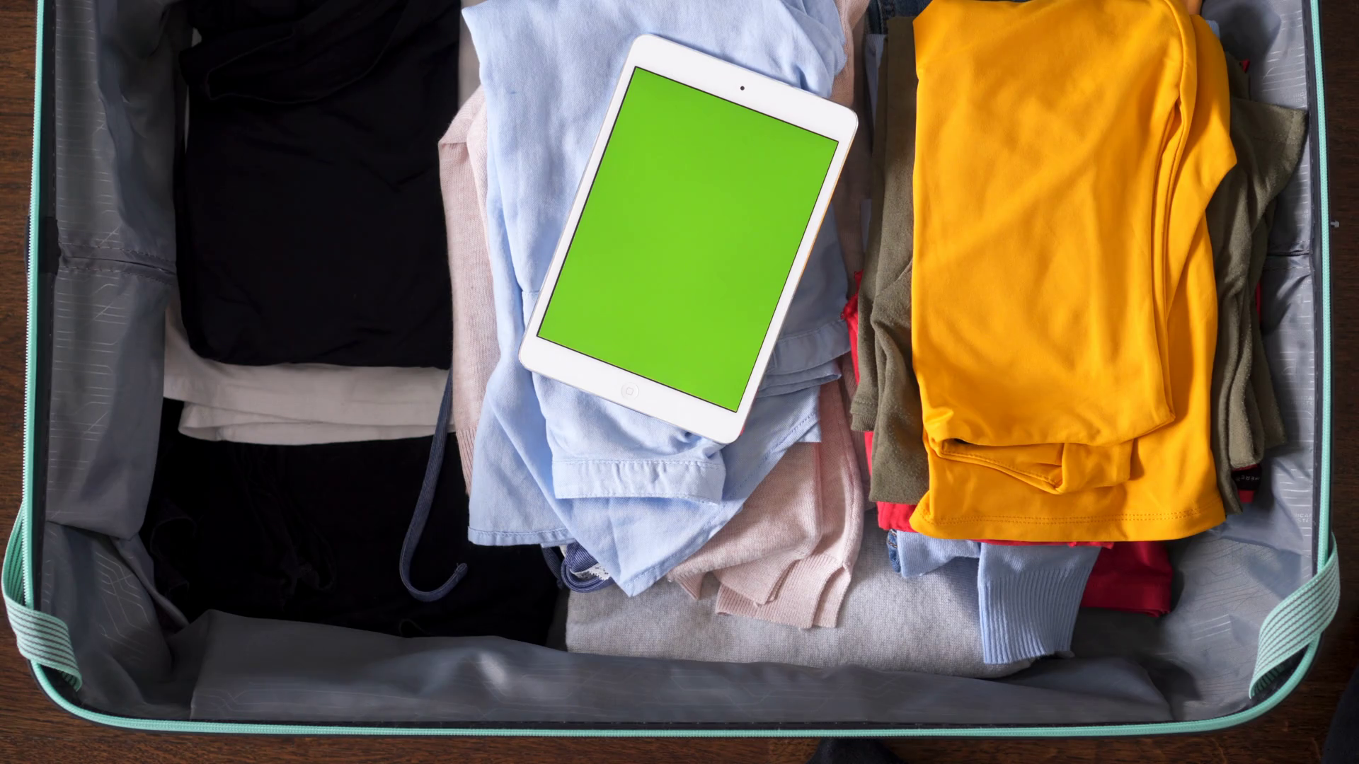 Hands Packing Travel Suitcase With Personal Stock Footage SBV-324788819 ...