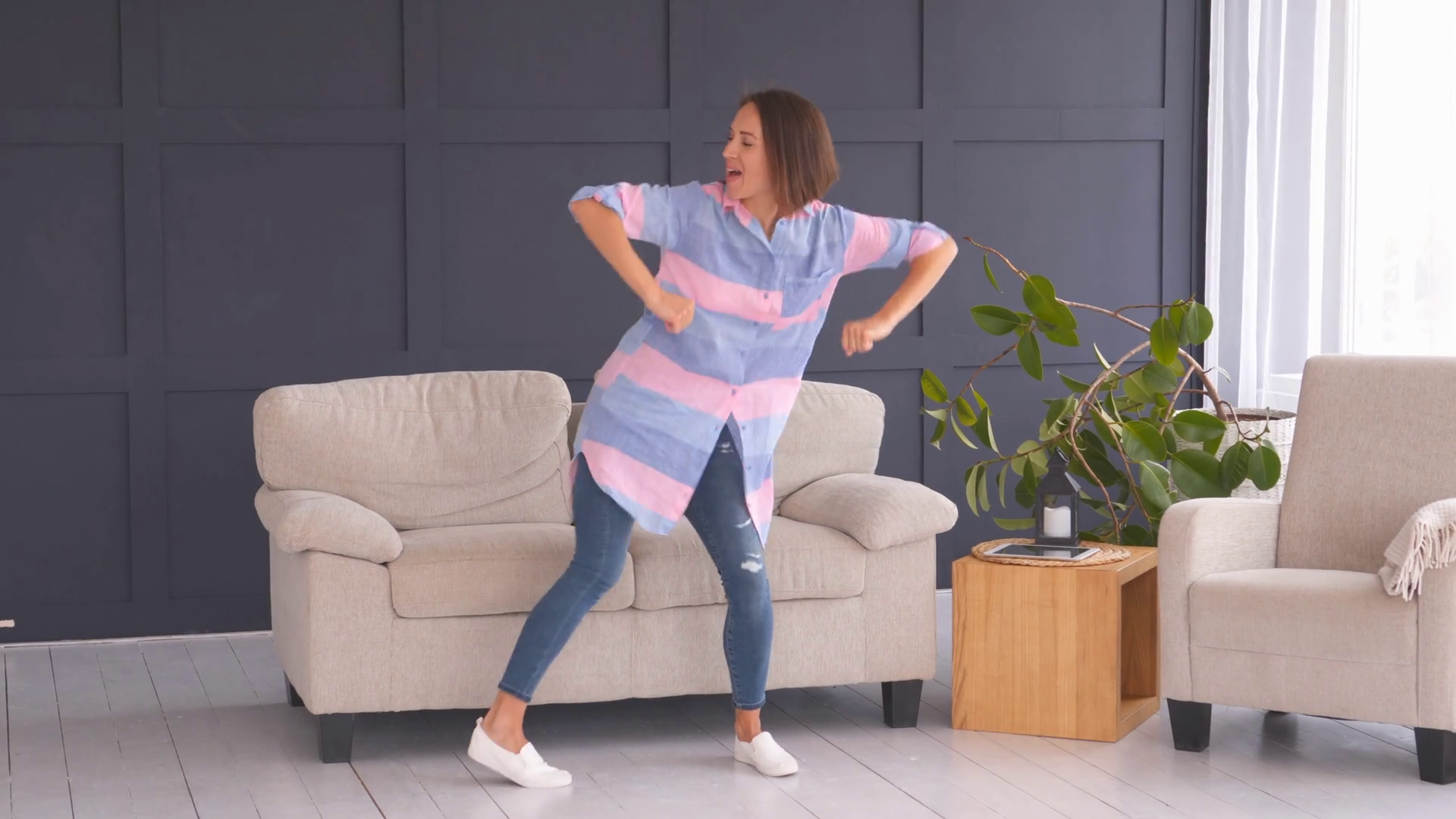 Happy Woman Dancing Stock Footage SBV-327919235 - Storyblocks