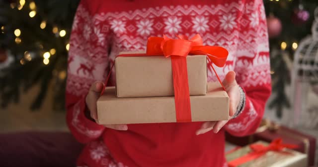 Giving Gift Stock Footage: Royalty-Free Video Clips - Storyblocks