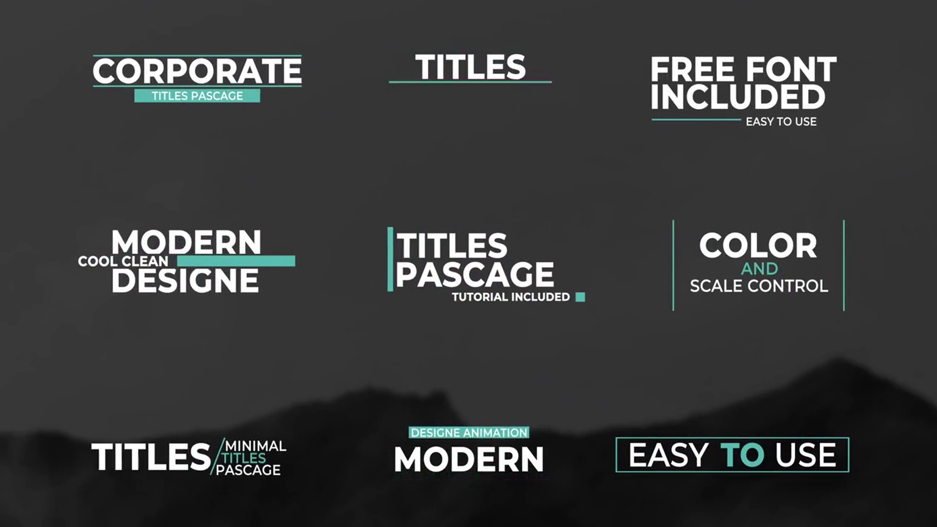 Clean Titles 10 | Mogrt Template SBV-347019531 - Storyblocks