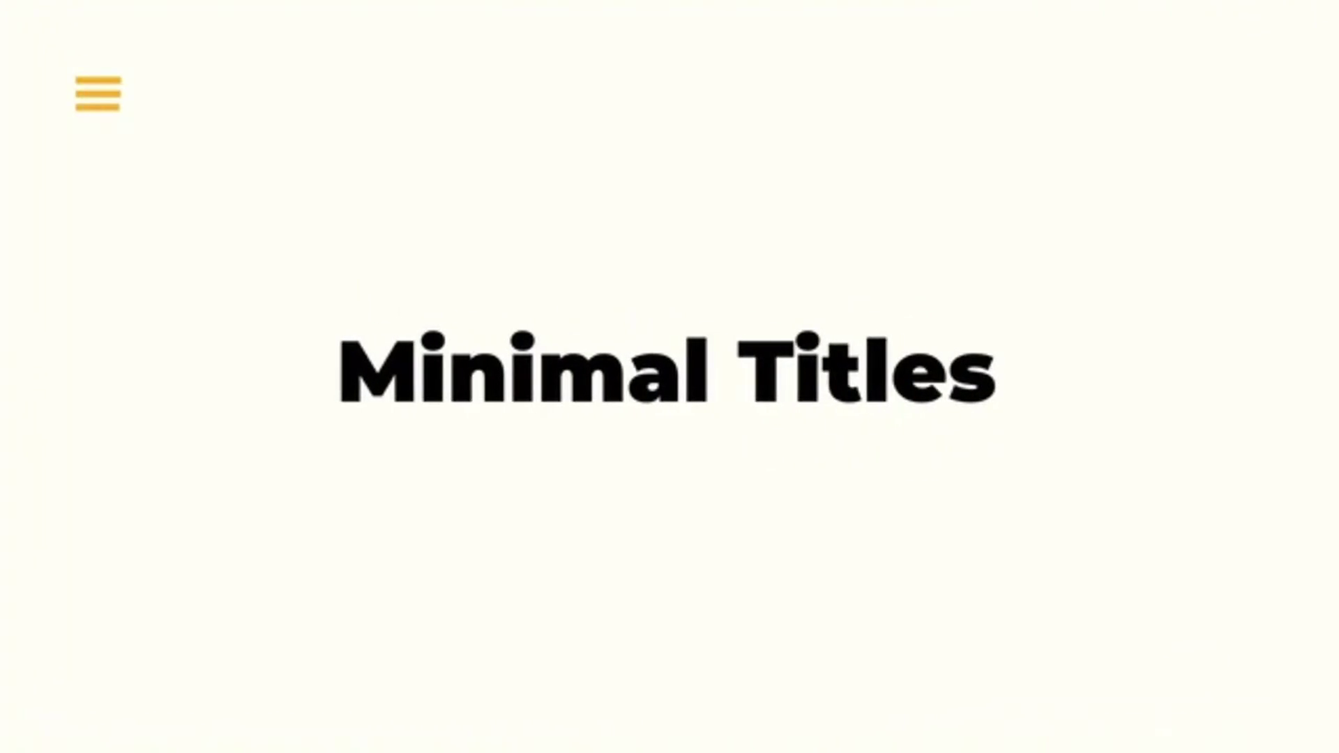Minimal Titles 10 | Fcpx Template SBV-347346963 - Storyblocks