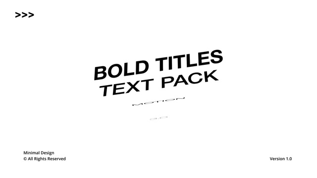 Simple Text Intro Templates Royalty-Free - Storyblocks