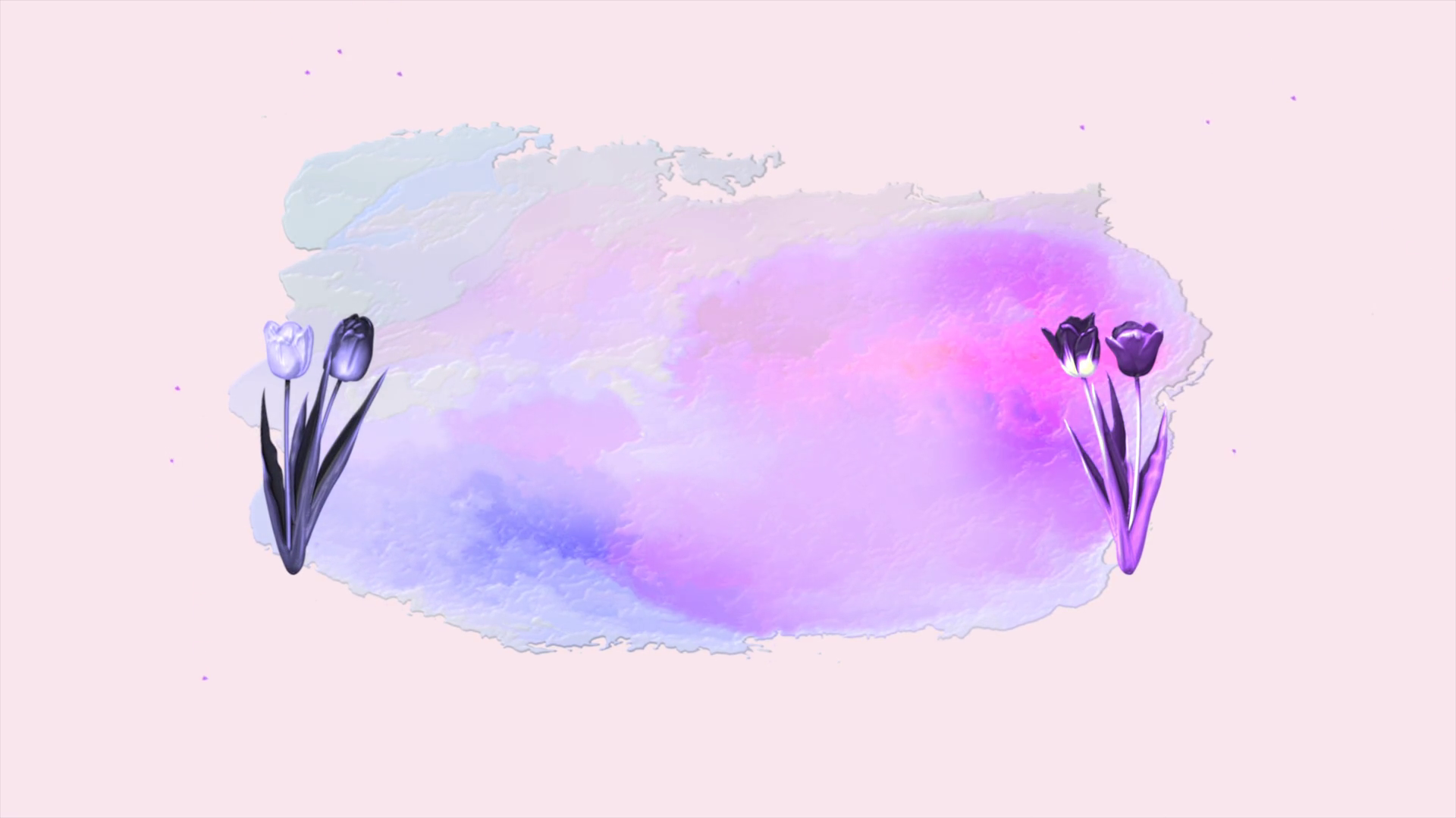 Watercolor Summer Flowers On Romantic Stock Motion Graphics SBV ...