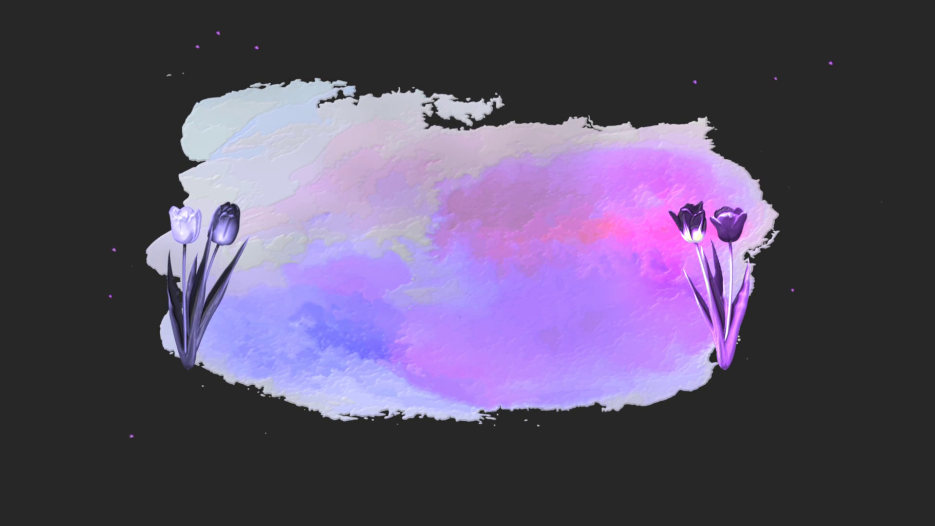 Watercolor Summer Flowers On Romantic Stock Motion Graphics SBV ...