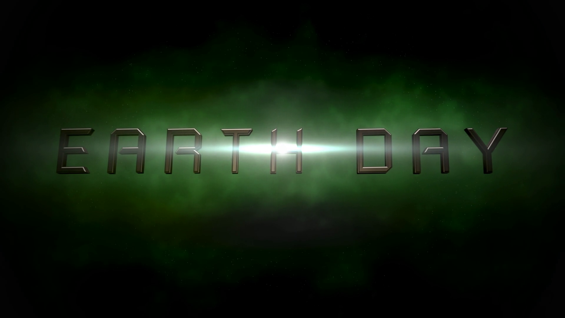 Earth Day With Dark Green Dramatic Sky Flash Stock Motion Graphics SBV ...