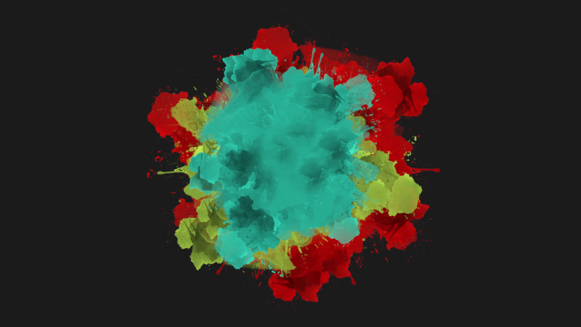 Rainbow Ink Drops On Black Gradient Motion Stock Motion Graphics SBV-347442831 - Storyblocks