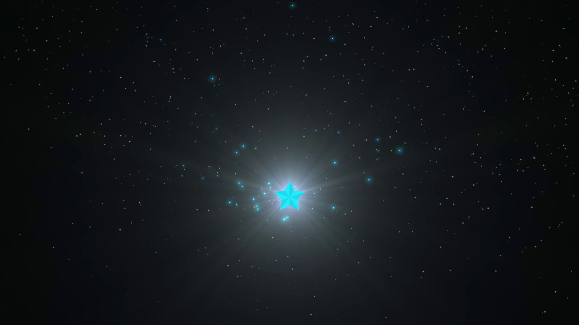 Flying Glitters Stars In Night Sky Motion Stock Motion Graphics SBV ...